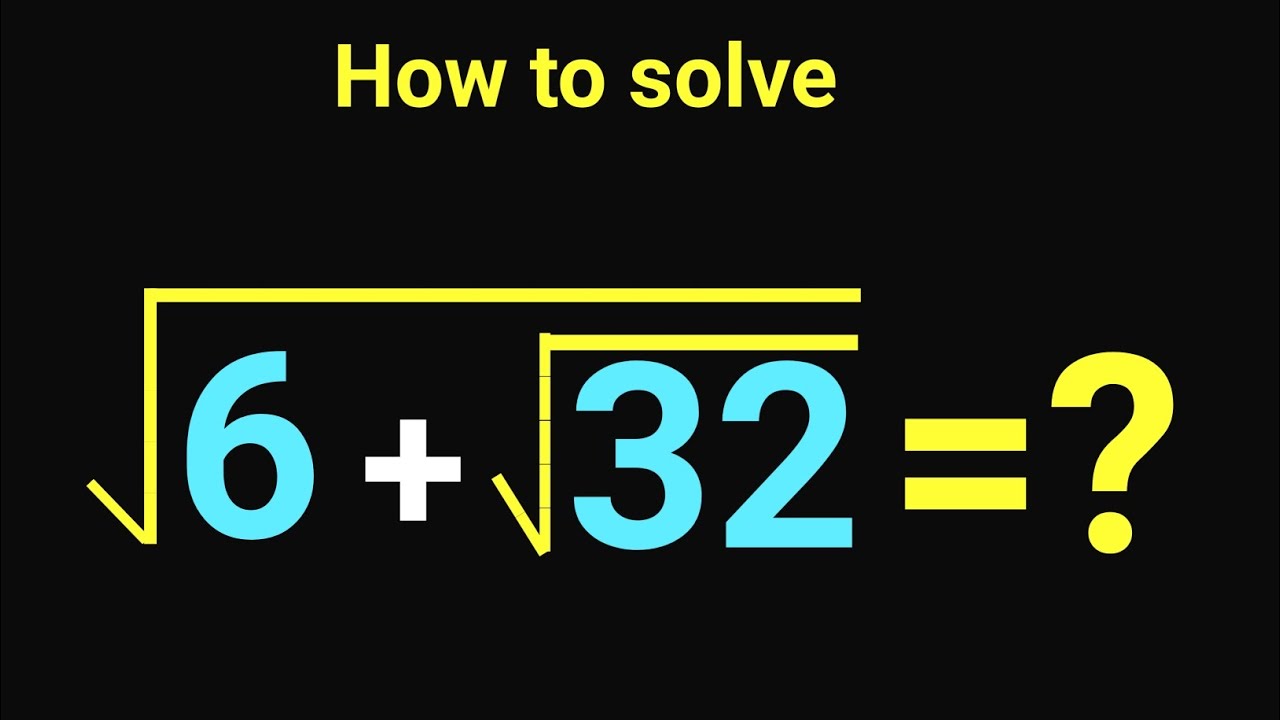Nice Algebra Math Simplification - YouTube
