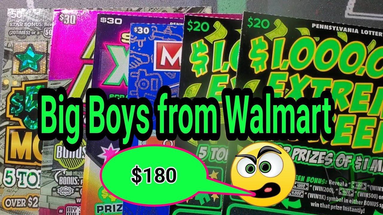 Walmart Round 2. Big Boys showing love? Pa Lottery Scratch Tickets ...