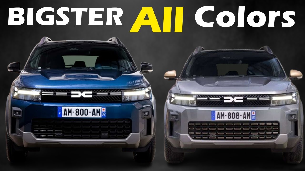 Discover the New Colors of the Dacia Bigster 2025! Which One’s Yours ...