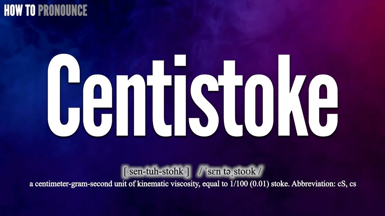 Centistoke Pronunciation | How to Pronounce (say) Centistoke CORRECTLY ...