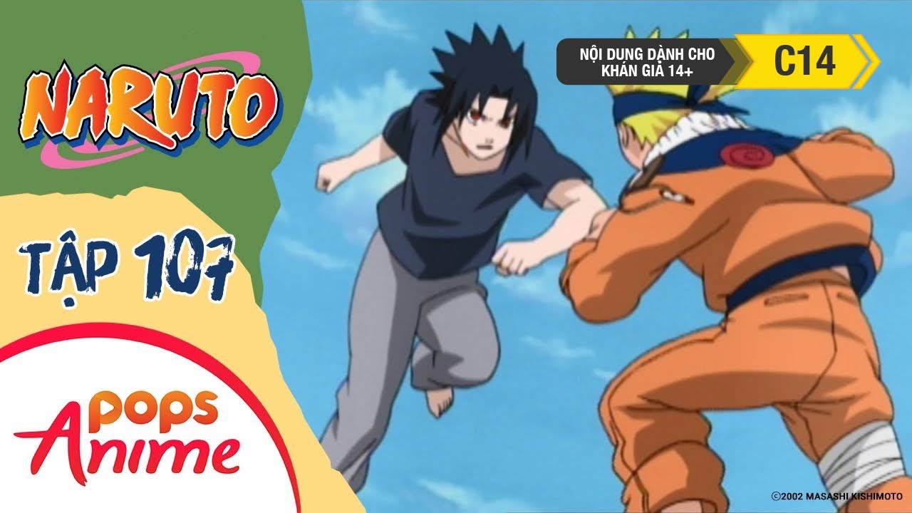 Naruto Tập 107 - Trận Đấu Bắt Đầu. Trận Chiến Nảy Lửa. Naruto Đối Đầu ...