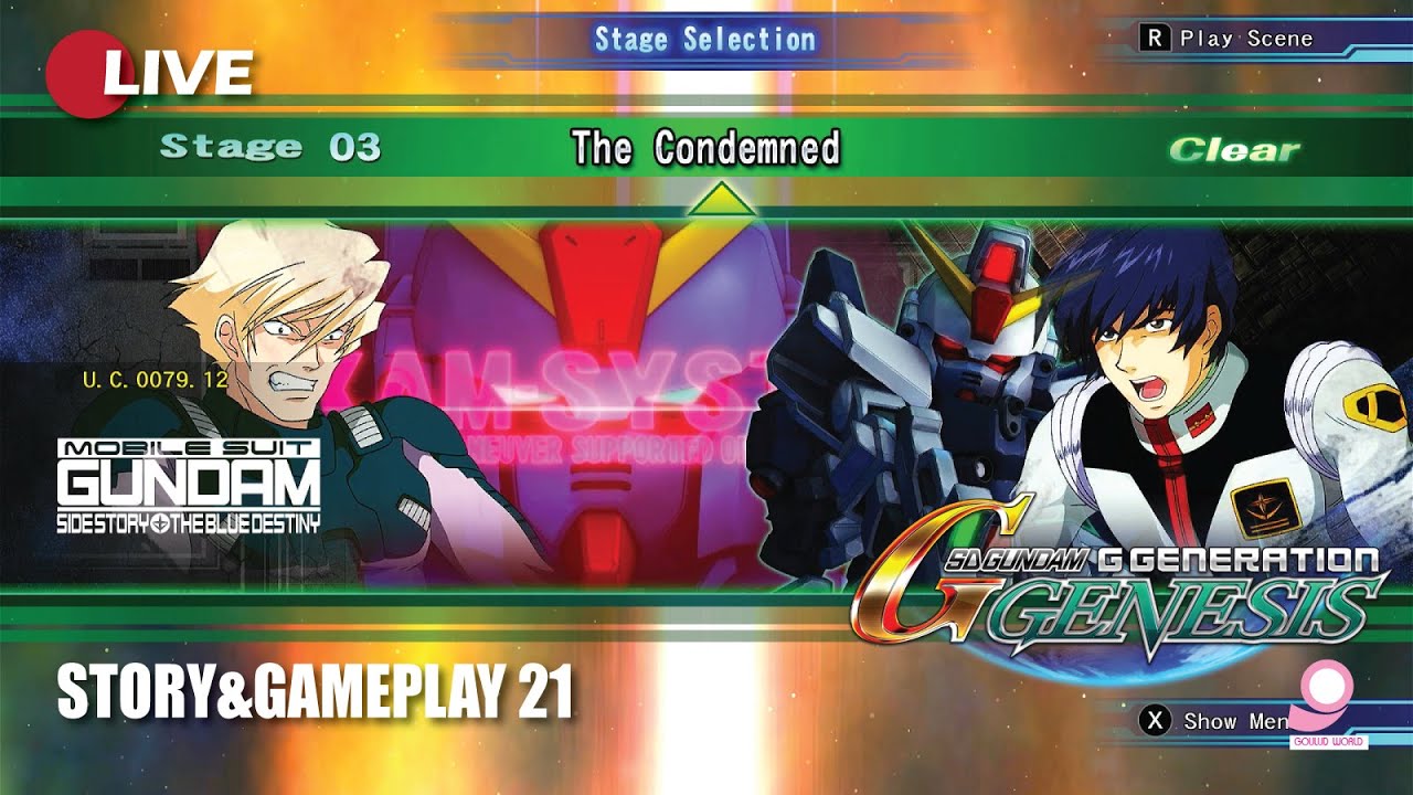 SD G Generation Genesis / Story& Gameplay 21/ Blue Destiny-3 The ...