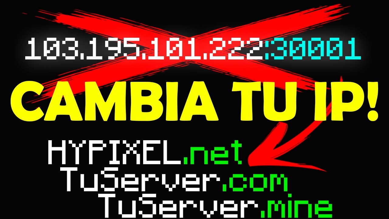 Cómo tener una IP PERSONALIZADA en tu Server de Minecraft [Java/Bedrock ...