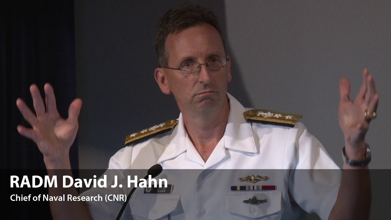 RADM David J. Hahn, Chief of Naval Research - YouTube