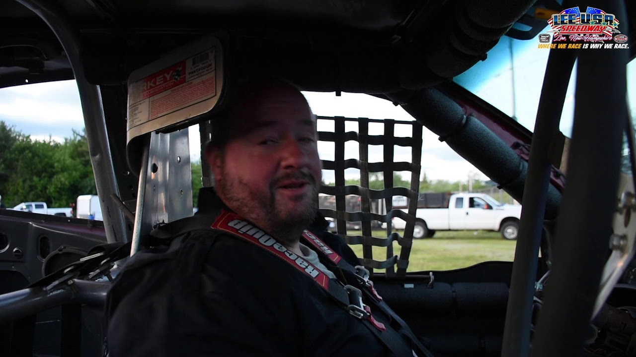 #4 Shawn Lessard, Pure Stock double feature onboard and interview - YouTube