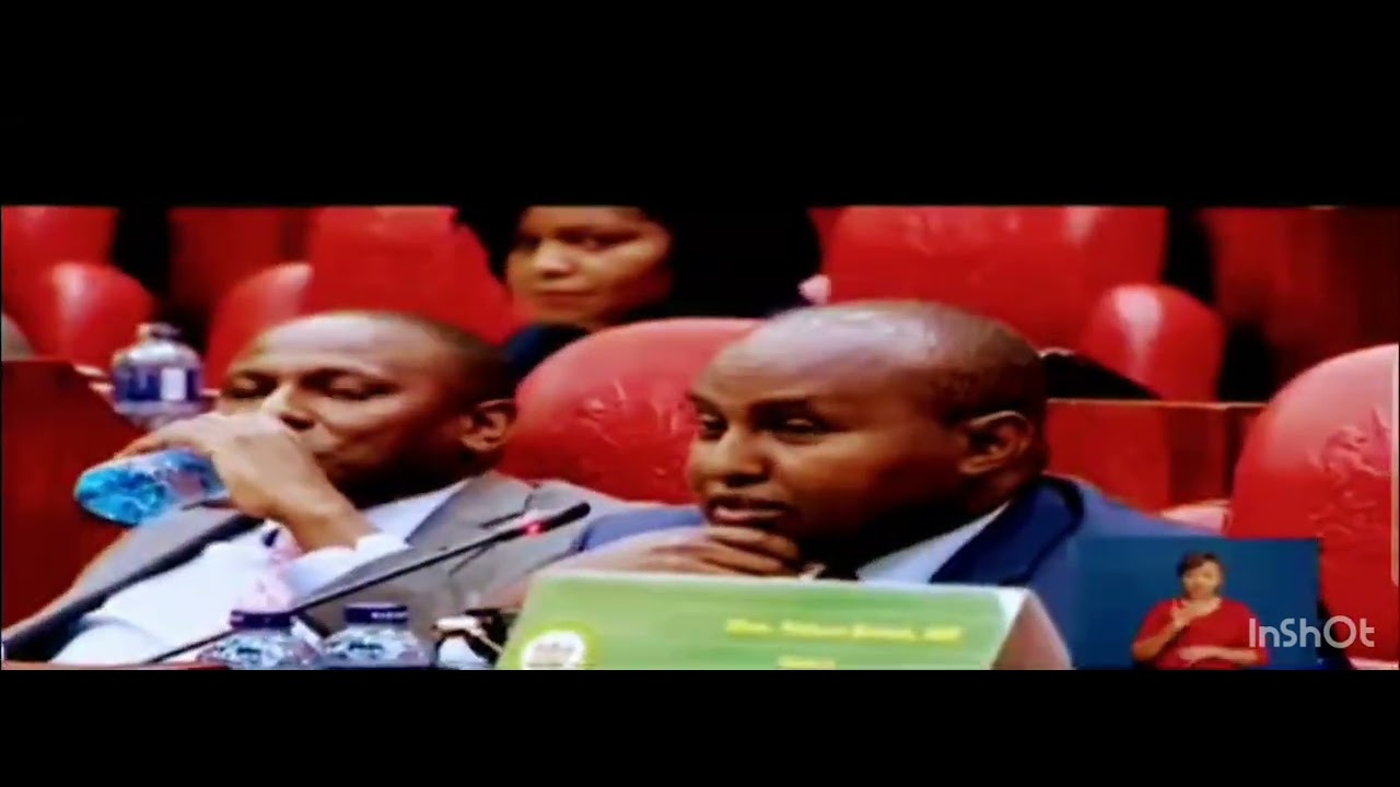 CS Murkomen showed up with the same suit and watch he wore the last ...