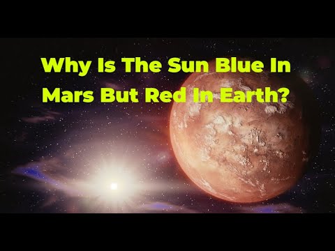 Why Is The Sun Blue In Mars But Red In Earth? #mars - YouTube