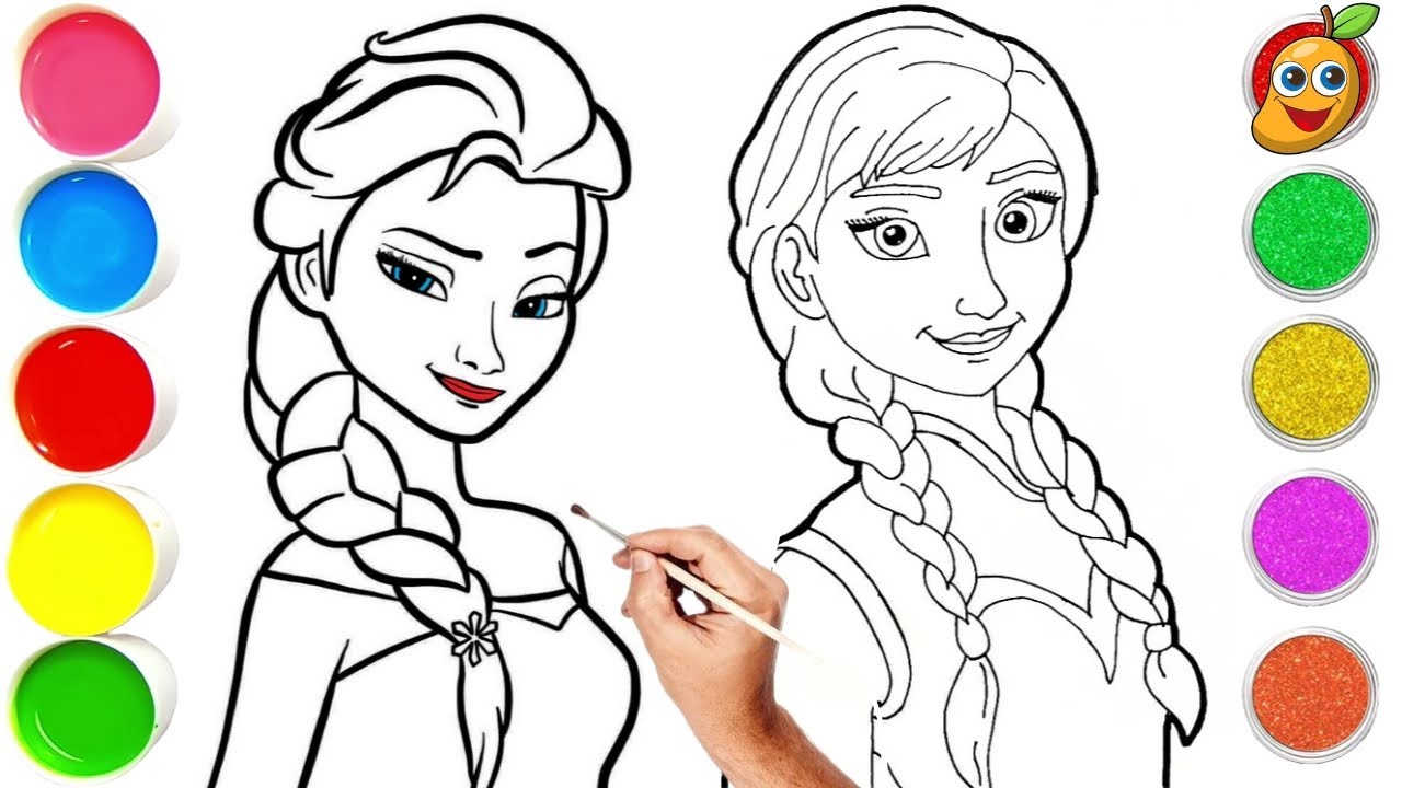 Disney Princess Drawing Easy Step By Step For Kids And Toddlers - YouTube