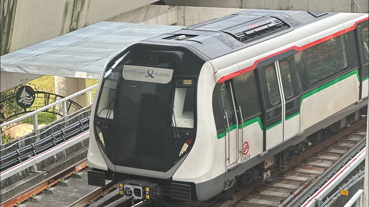 MRTravels on the East West Line: R151 Trainset 827/828 from Tuas Link ...