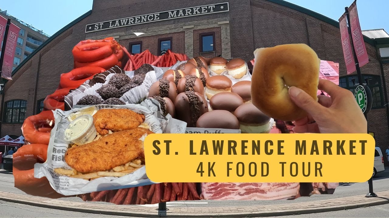 St Lawrence Market Toronto Food Tour | Food Tour | 4K Food Tour - YouTube