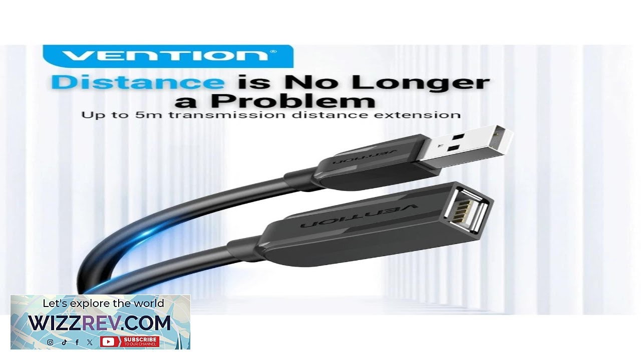 VENTION USB Extension Cable USB 2.0 Extension Cord Male To Female ...