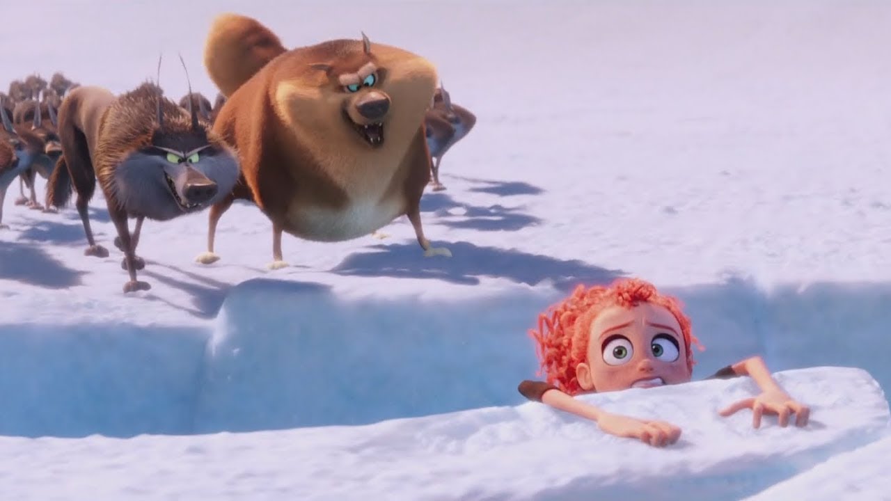 Storks - Wolf's Chasing Scene !!! - YouTube