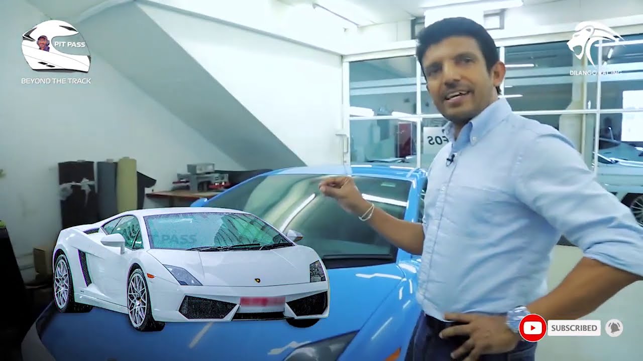 Wrapping my Lamborghini Gallardo..!! | Dilantha Malagamuwa | Dilango ...