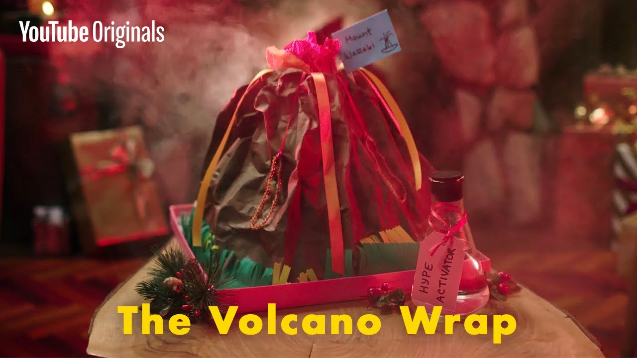 How to Make a DIY Volcano Wrap! l The Great Gift Exchange! - YouTube