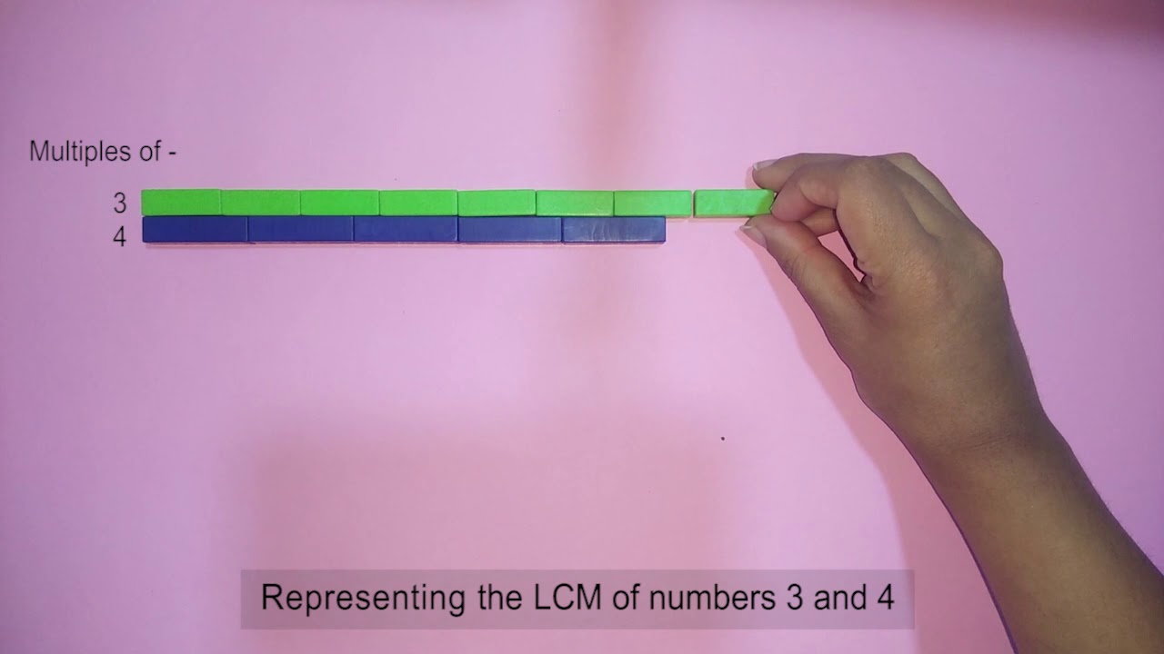 Video 4 - Representing LCM using Fraction rods - YouTube