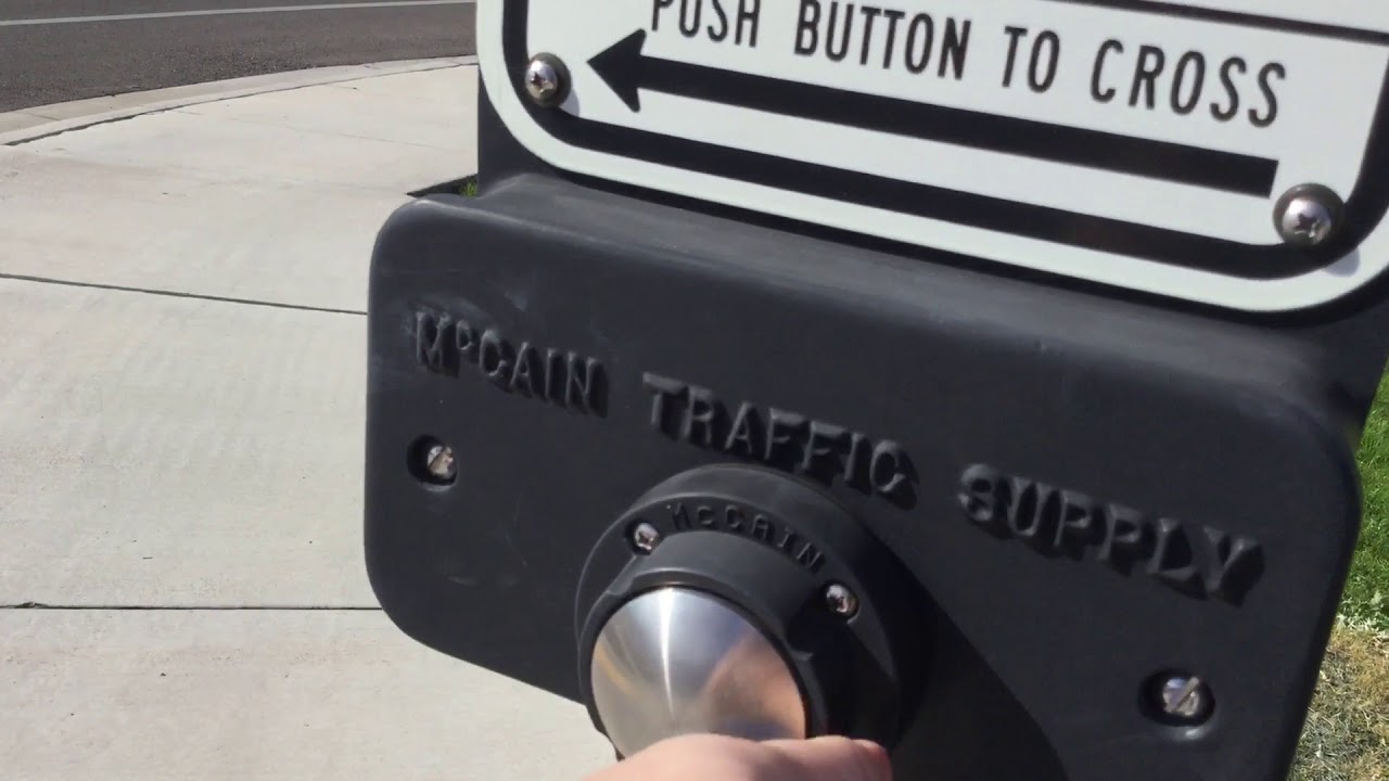 My Crosswalk Button Experience At Rancho Visitosos Blvd With McCain ...