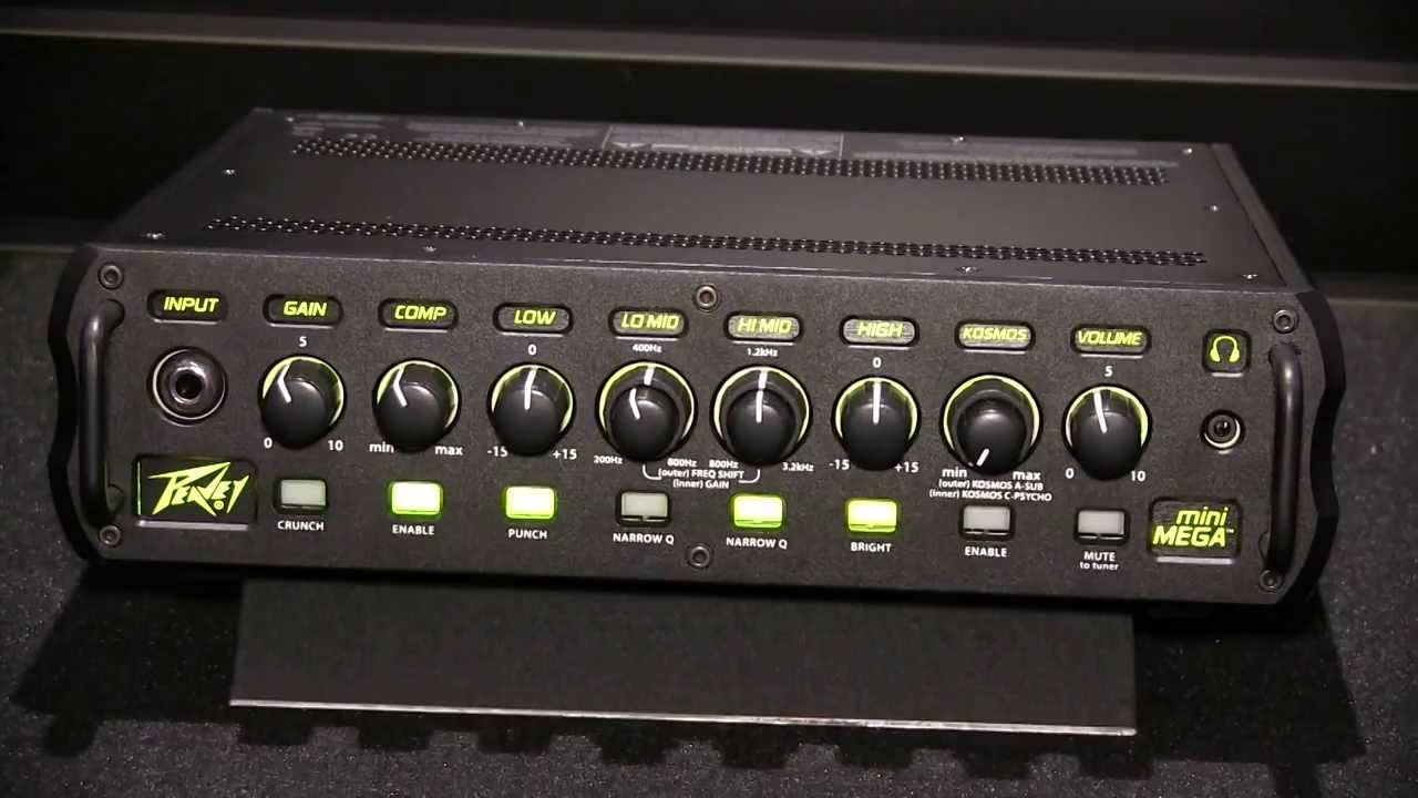 Peavey's Minimega Bass Head NAMM 2014 Demo - YouTube