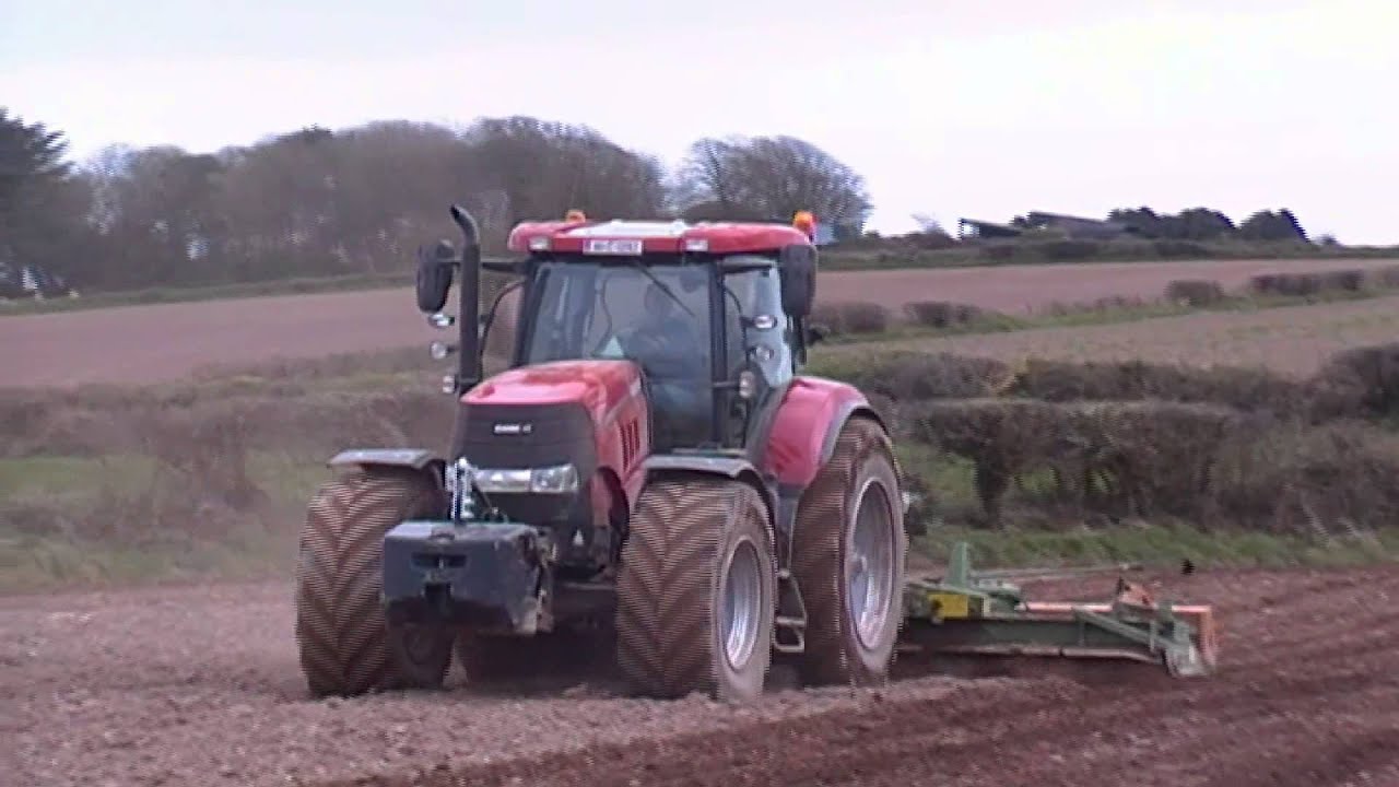 Case Puma 230 CVX Power Harowing 2014 Co.Cork - YouTube