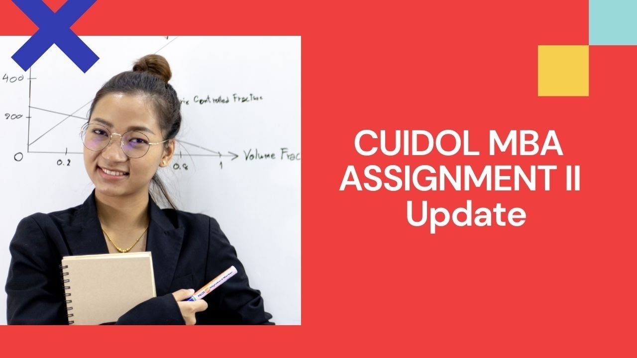 CUIDOL MBA ASSIGNMENT II Related Update - YouTube