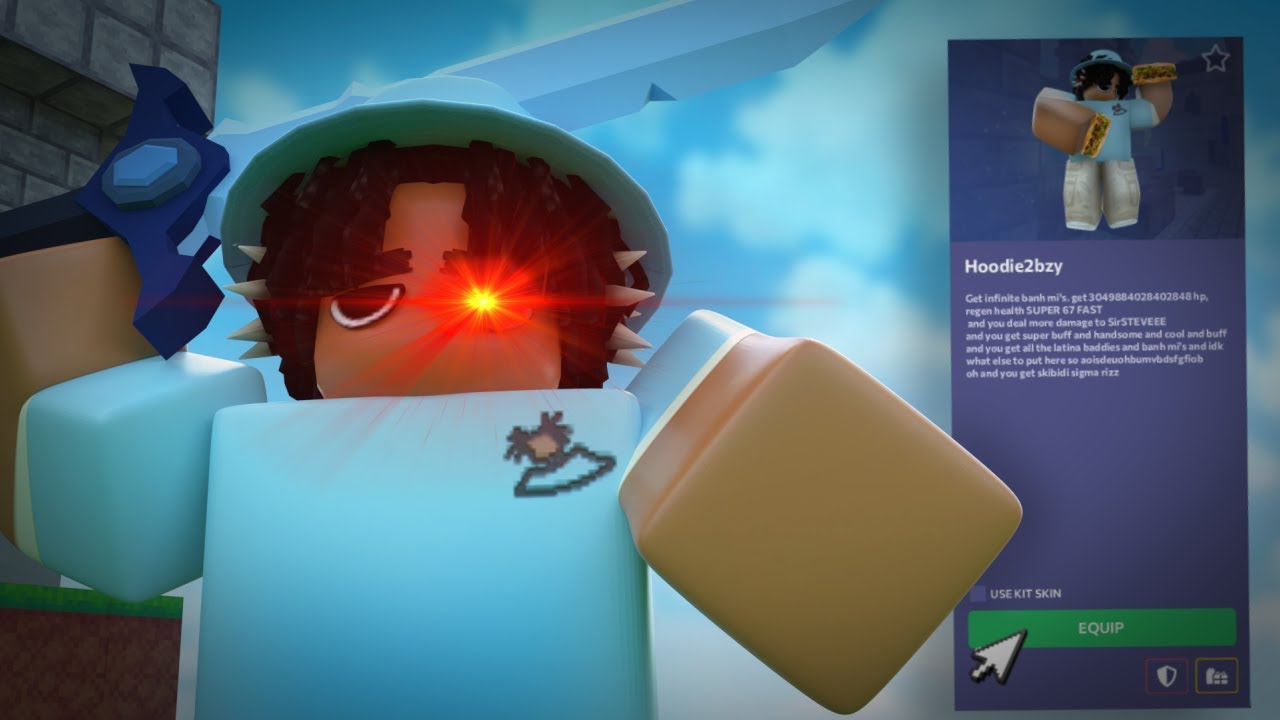 I Made My Own KIT In Roblox BedWars.. - YouTube