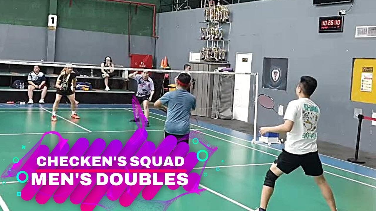 CHECKEN'S SQUAD WEDNESDAY MATCH MEN'S DOUBLES DARREN & BRIAN VS KEN ...