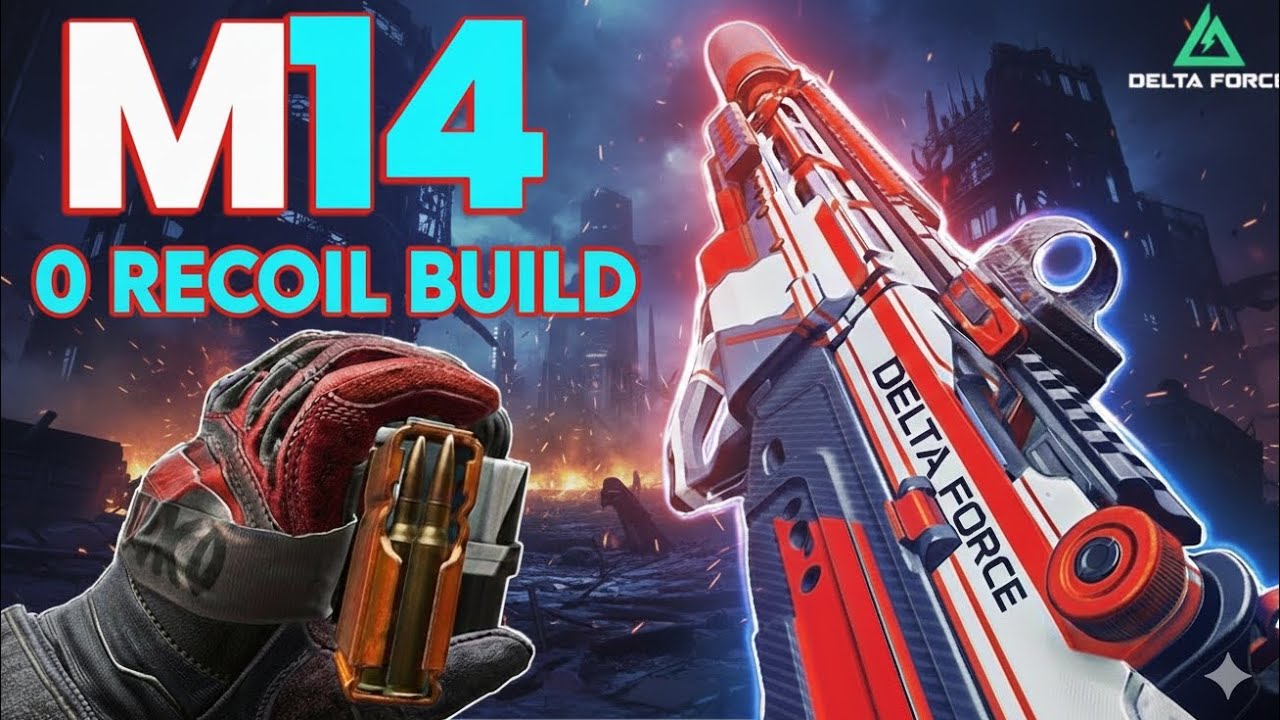 Delta Force•M14 Meta 0 Recoil Build 🔥•Gizmo + M14💀Deadly Combination is ...