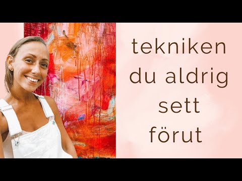 Hur du målar perfekta smala linjer med akrylfärg! - YouTube