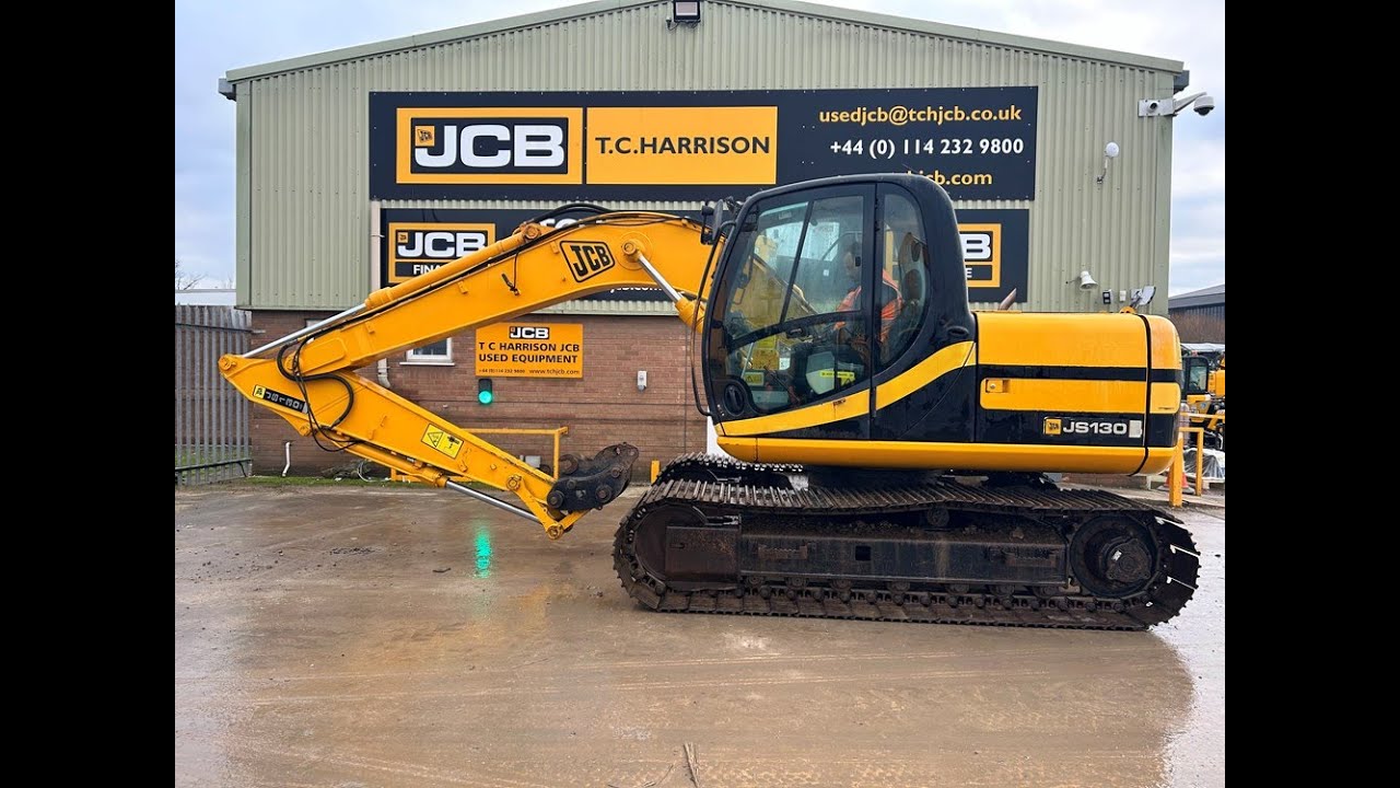 TCH JCB AUCTION - 2004 JCB JS130 TRACKED EXCAVATOR - 1058460 - YouTube