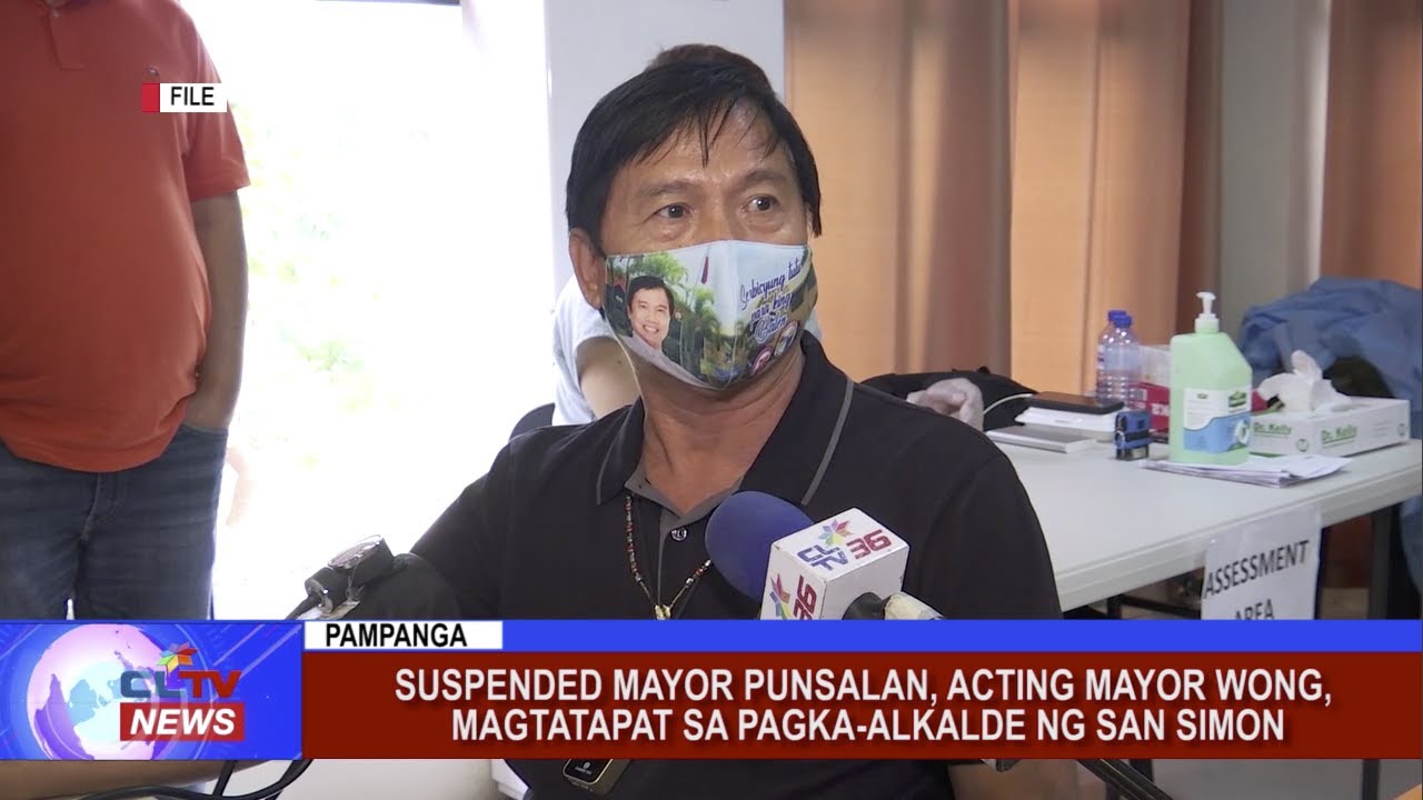 Suspended Mayor Punsalan, Acting Mayor Wong, magtatapat sa pagka ...