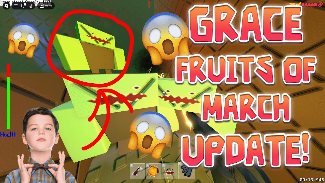 ROBLOX: GRACE 'Fruits of March' UPDATE! (April fools update!) - YouTube