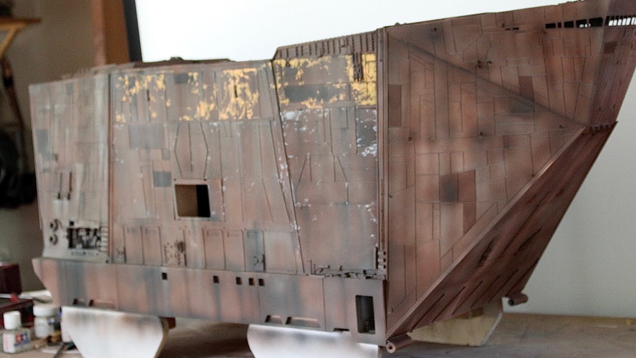 Studio Scale Sandcrawler Paint blog 1 - YouTube