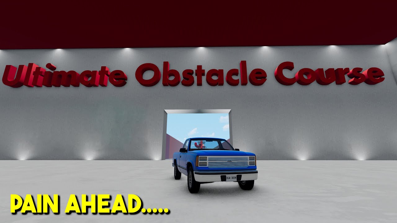 Attempting The Most Insane Obstacle Course In BeamNG.Drive Part 1 - YouTube