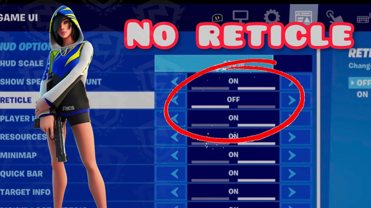 Fortnite With NO RETICLE (Never Again!) - YouTube