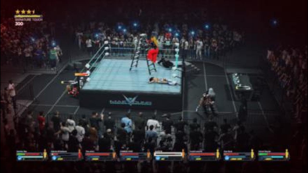 WWE 2k24 Divas 8-way ladder title match - YouTube