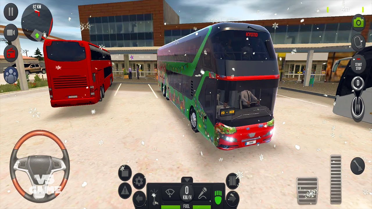 SNOW in Bus Simulator Ultimate Android Gameplay - YouTube