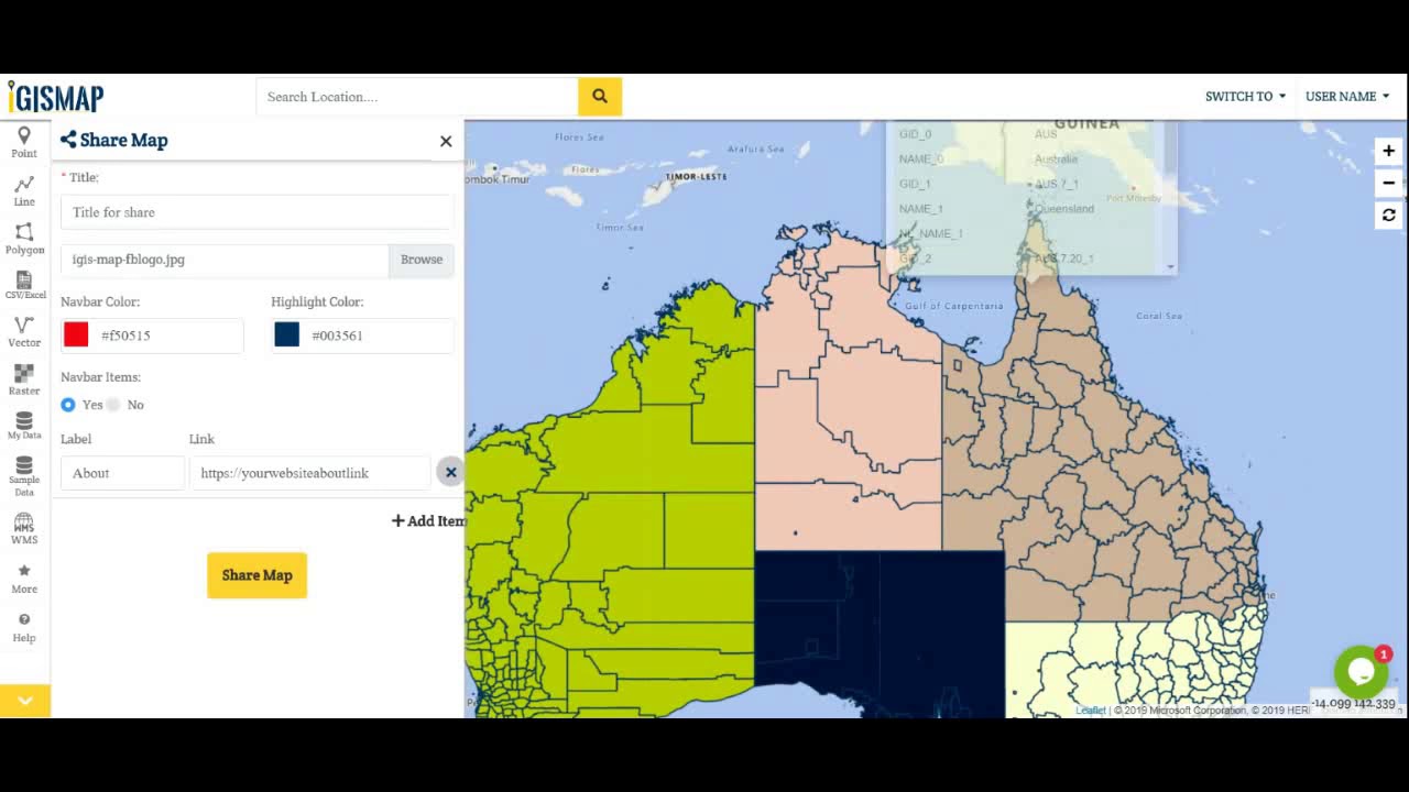 Create and Share Custom Maps – Add on Website, Social Sites Share - YouTube