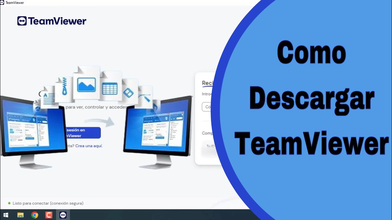 Como Descargar e Instalar TeamViewer en mi pc o laptop última versión ...