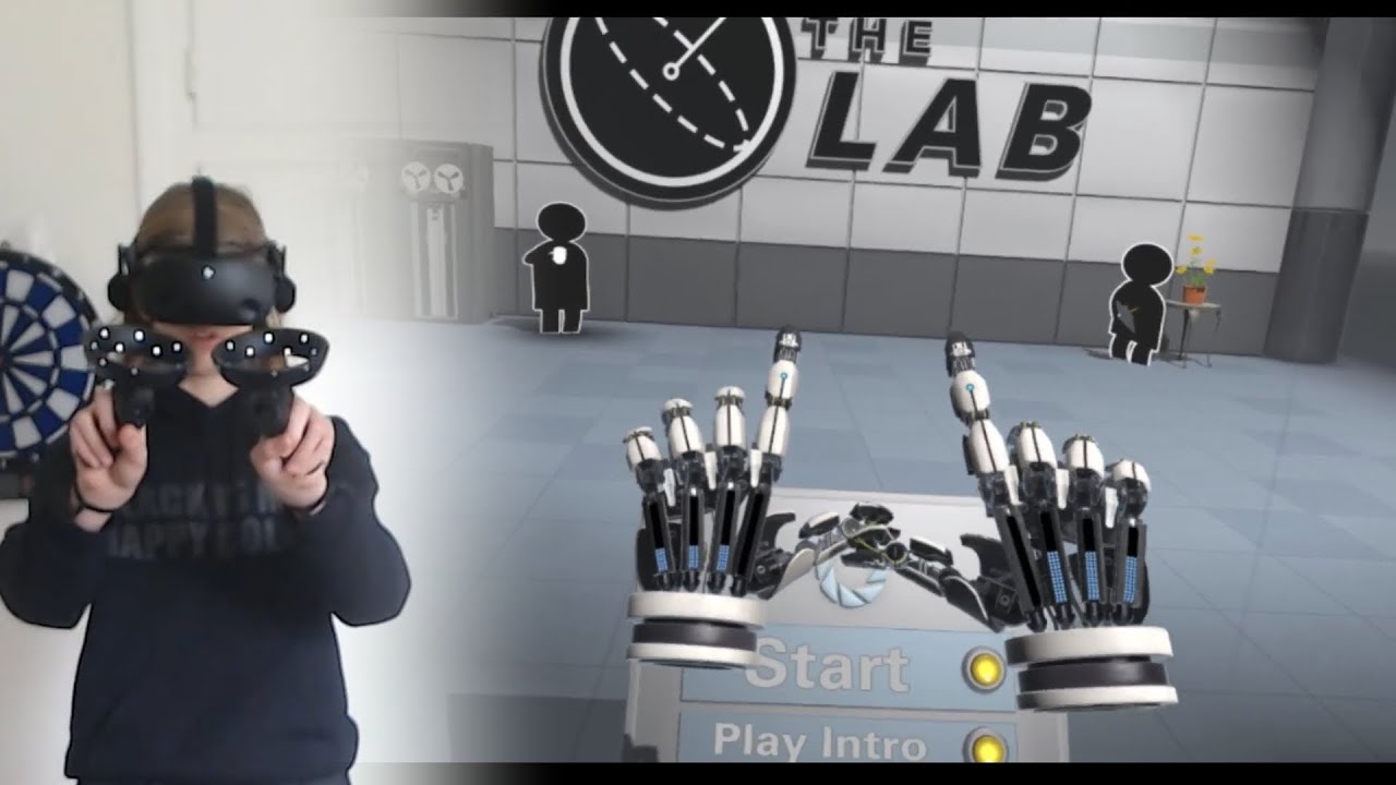Entering the world of the Game || The Lab VR - YouTube