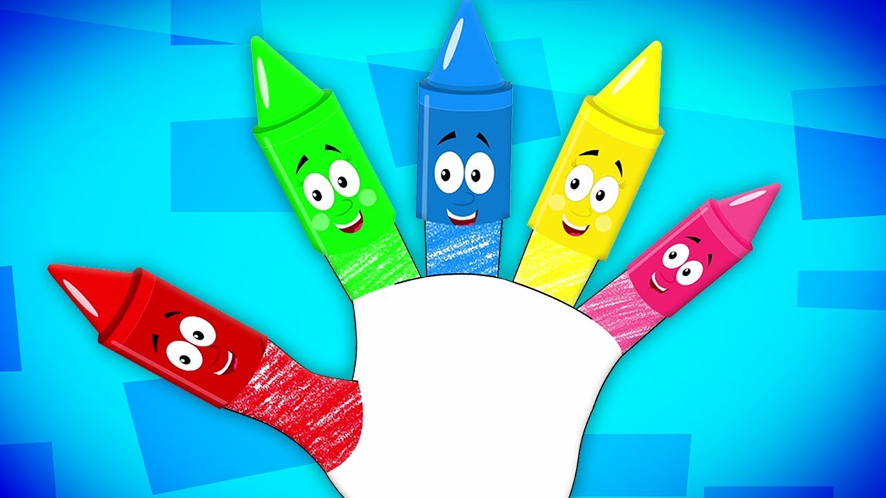 Crayons doigt famille | Crayons Finger Family | Crayons Nursery Rhymes ...