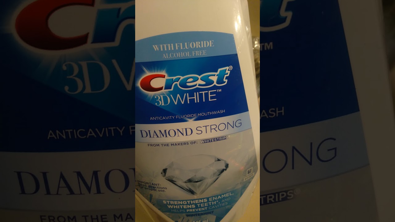Crest 3D White Diamond Strong Mouthwash Review - YouTube