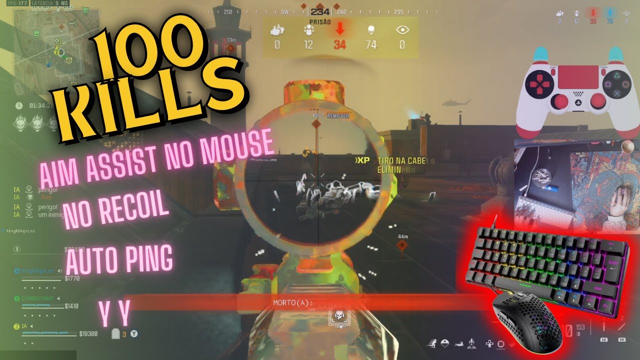 Como USAR AIM ASSIST no mouse, O SEGREDO DOS PROS - YouTube