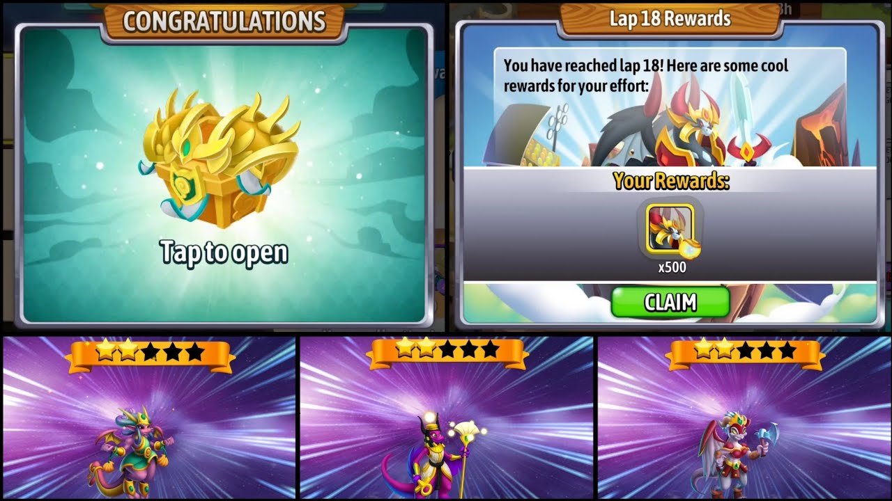 #585. Dragon city | Open the Final Extractor Chest | Reached lap 18 in ...