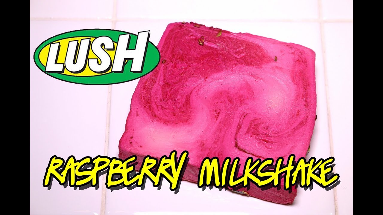 LUSH RASPBERRY MILKSHAKE Soap - MOTHER'S DAY 2018 Sink Side DEMO ...
