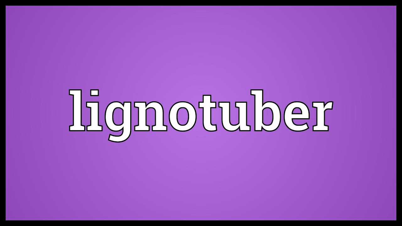 Lignotuber Meaning - YouTube