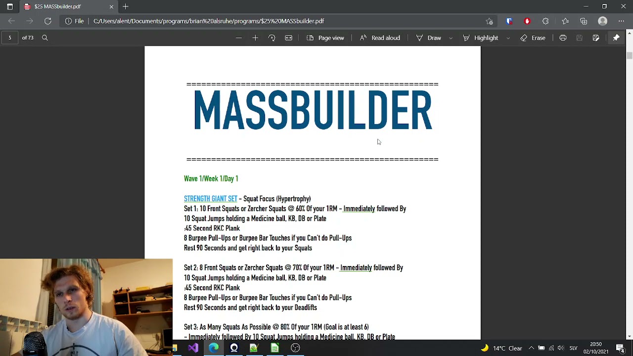 Muscle Building Program Review: Brian Alsruhe's MASSBUILDER - YouTube