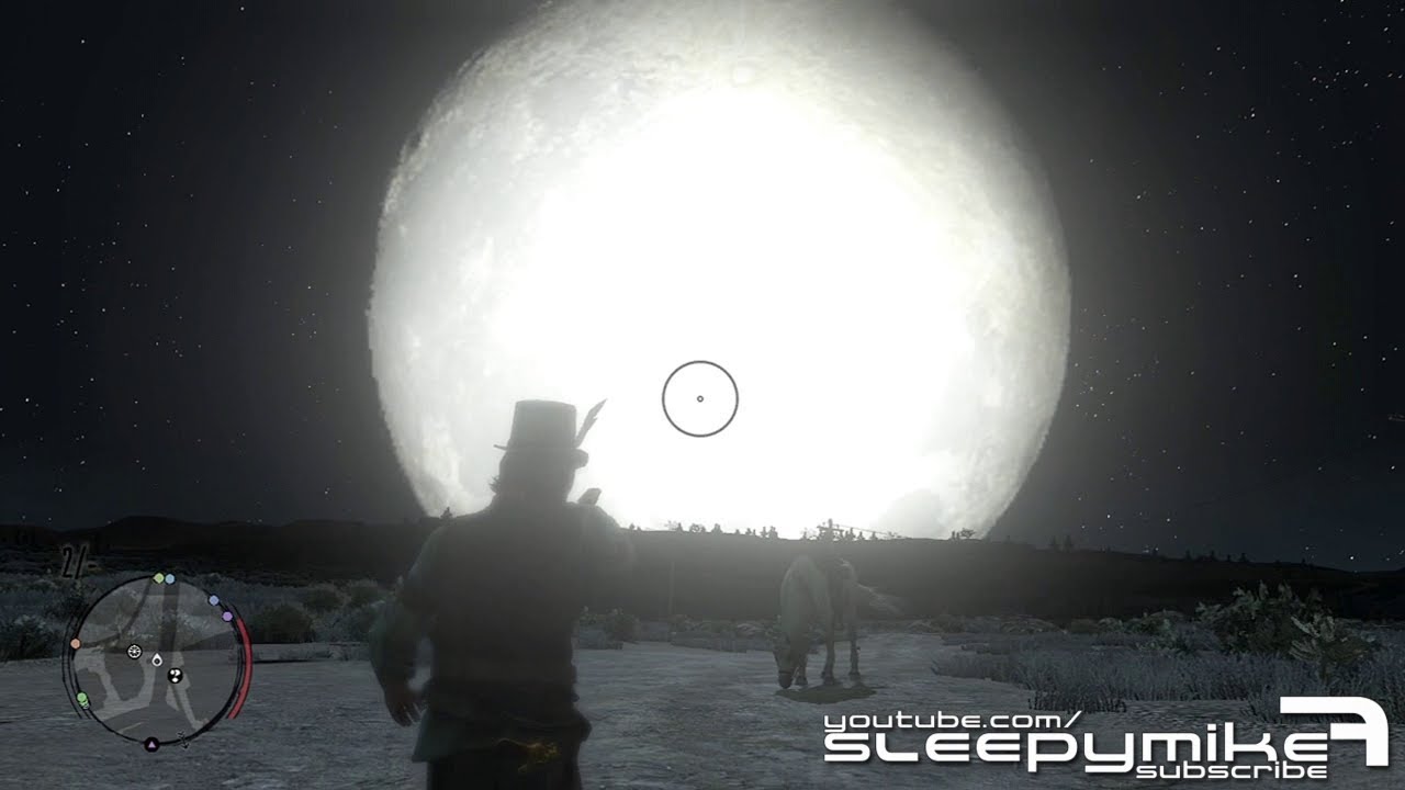 Red Dead Redemption - Giant Moon Mod - YouTube
