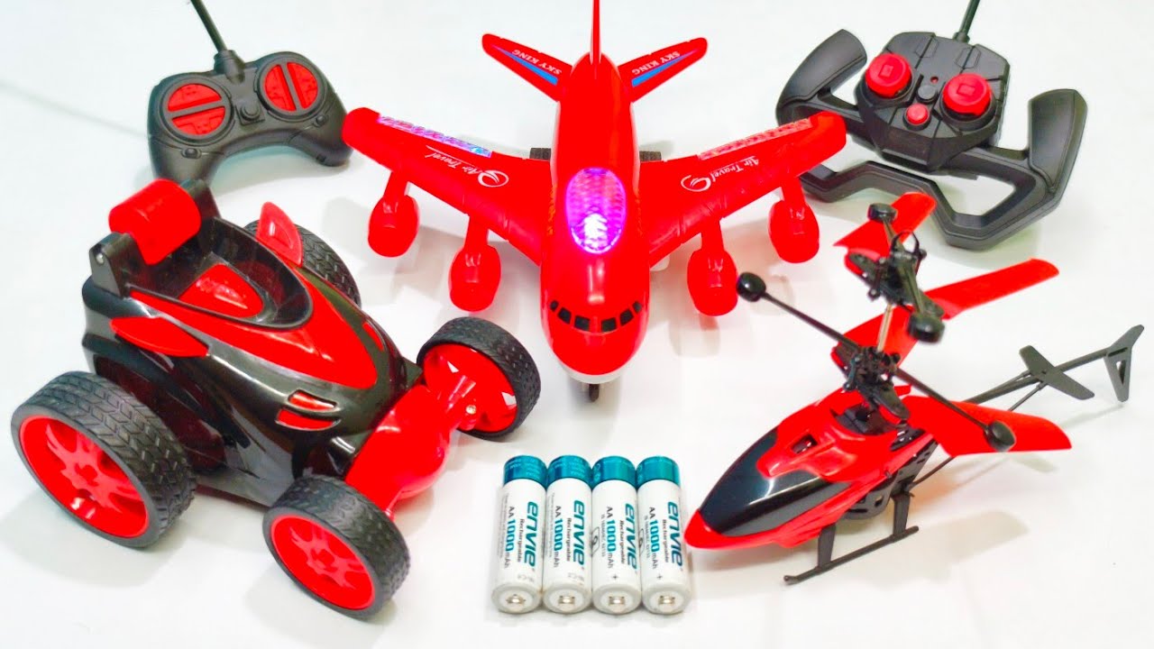 Radio Control Airbus A380 and Remote Control Racing Car Unboxing ...