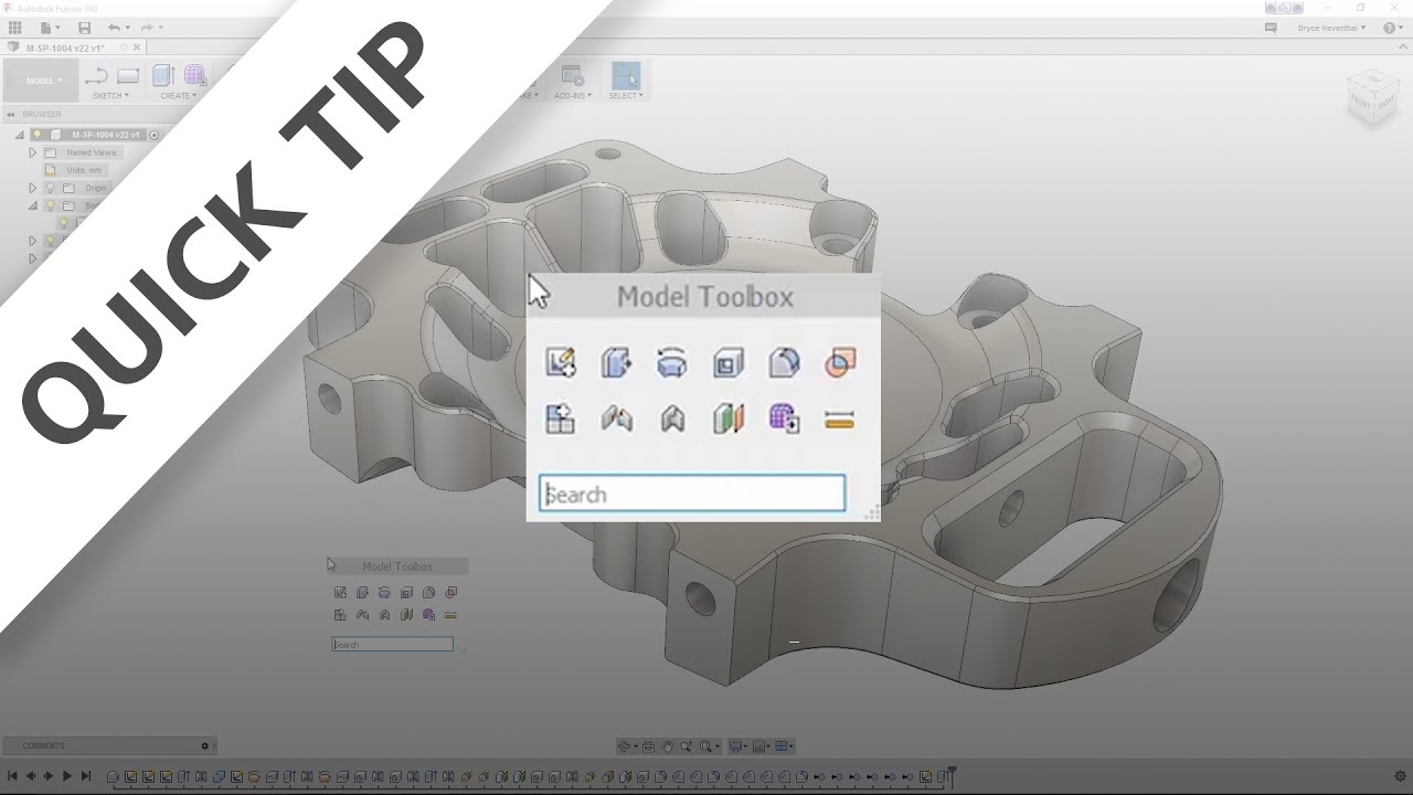 Boost Design Efficiency with the S-Key in Fusion 360 - YouTube