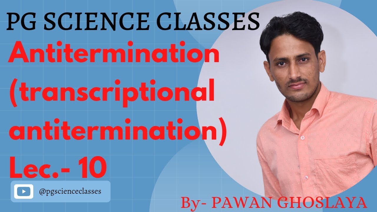 Antitermination/ Transcriptional-Antitermination || Mol.Bio ||B.Sc Part ...