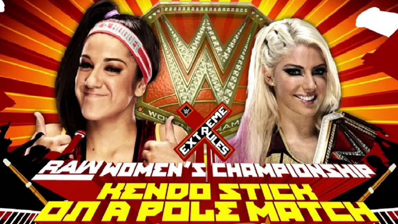 Bayley VS Alexa bliss - EXTREME Rules 2017 - (WWE Women's Championship ...